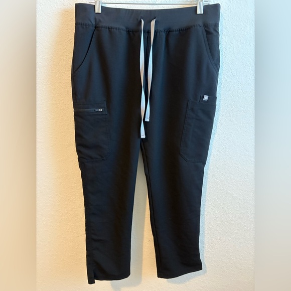 Figs | Pants & Jumpsuits | Figs Black Yola Yoga Scrub Pants Large ...